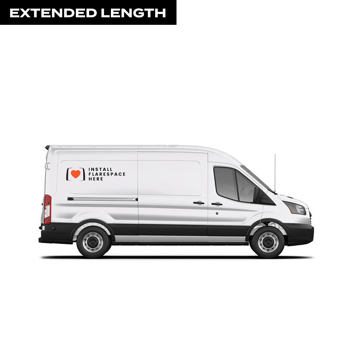 Ford Transit Van 148" EL Flares | Flarespace Adventure Van Conversion Parts