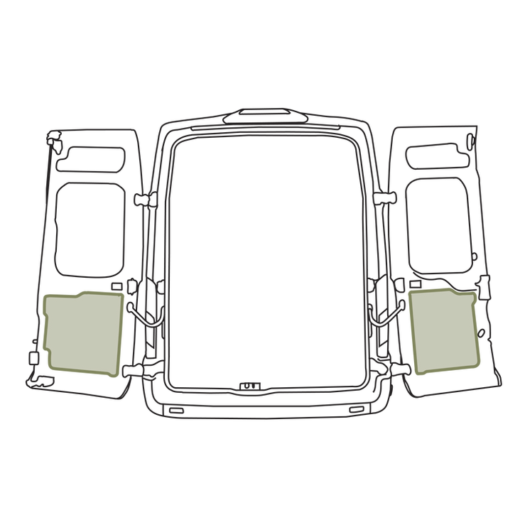 VanEssentials Rear Door Storage Bundle for Ford Transit