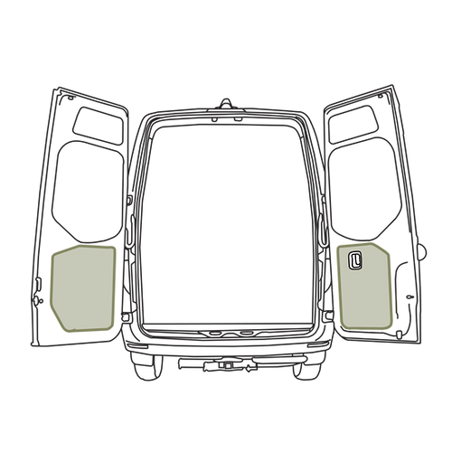 VanEssential Rear Door Storage Bundle for Mercedes Sprinter, 2019+