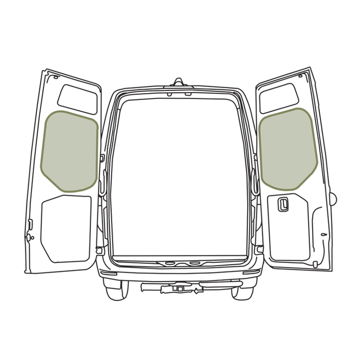 VanEssential Rear Door Storage Bundle for Mercedes Sprinter, 2019+